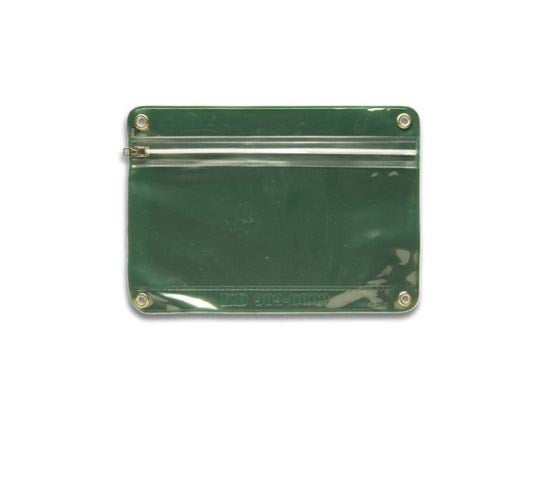 DOCUMENT HOLDER, GREEN VINYL, 8 1/4" X 5 1/4" W/4 EYELETS | Nationwide ...