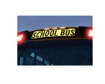 LED SCHOOL BUS SIGN, THOMAS, KIT, INCLUDES FRONT & REAR SIGN ...